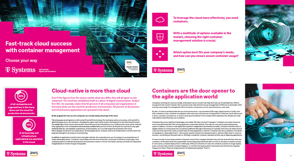 Efficient container management with AWS – T-Systems