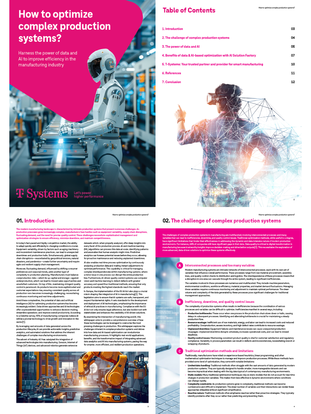 Data and AI-based optimization – T-Systems