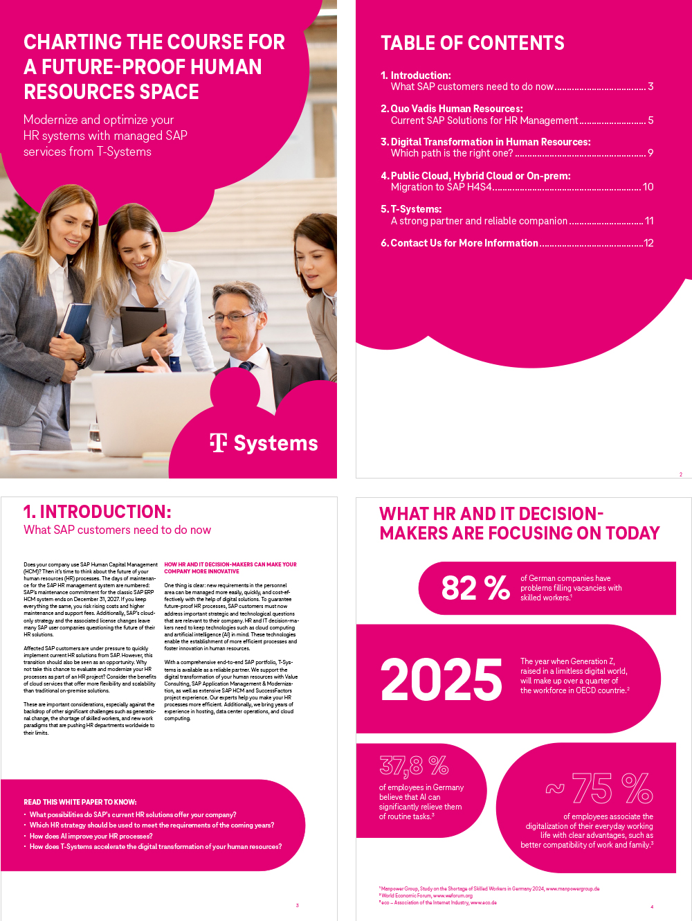 SAP HCM Transformation: What SAP customers need to do now – T-Systems