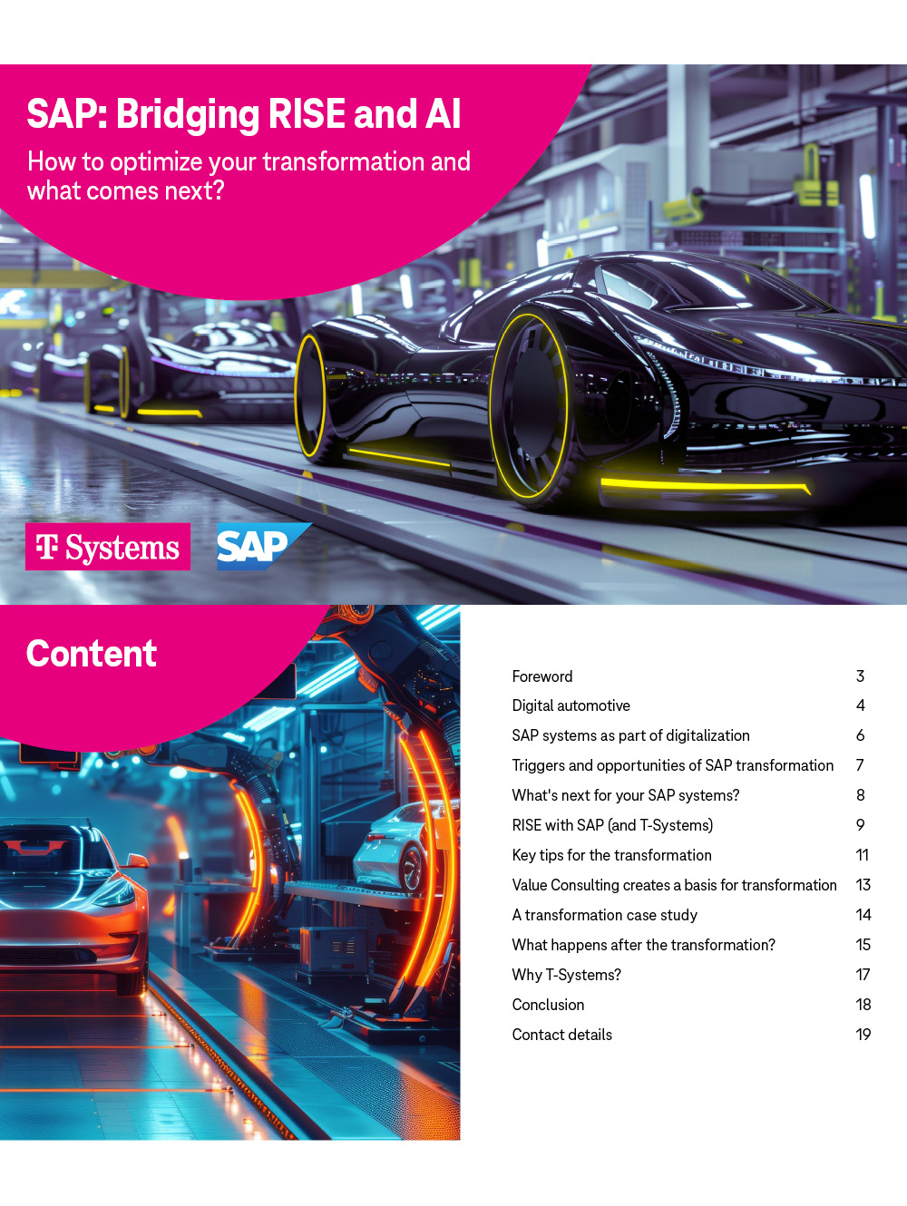 E-book: SAP perspectives for automotive – T-Systems