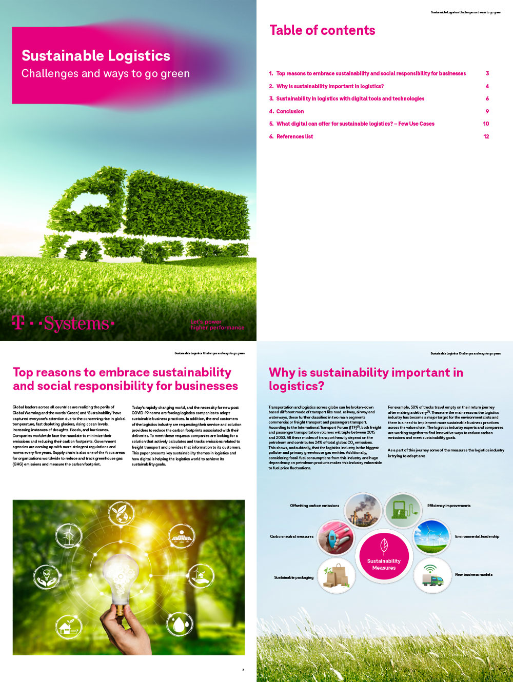White paper on sustainable logistics – T-Systems