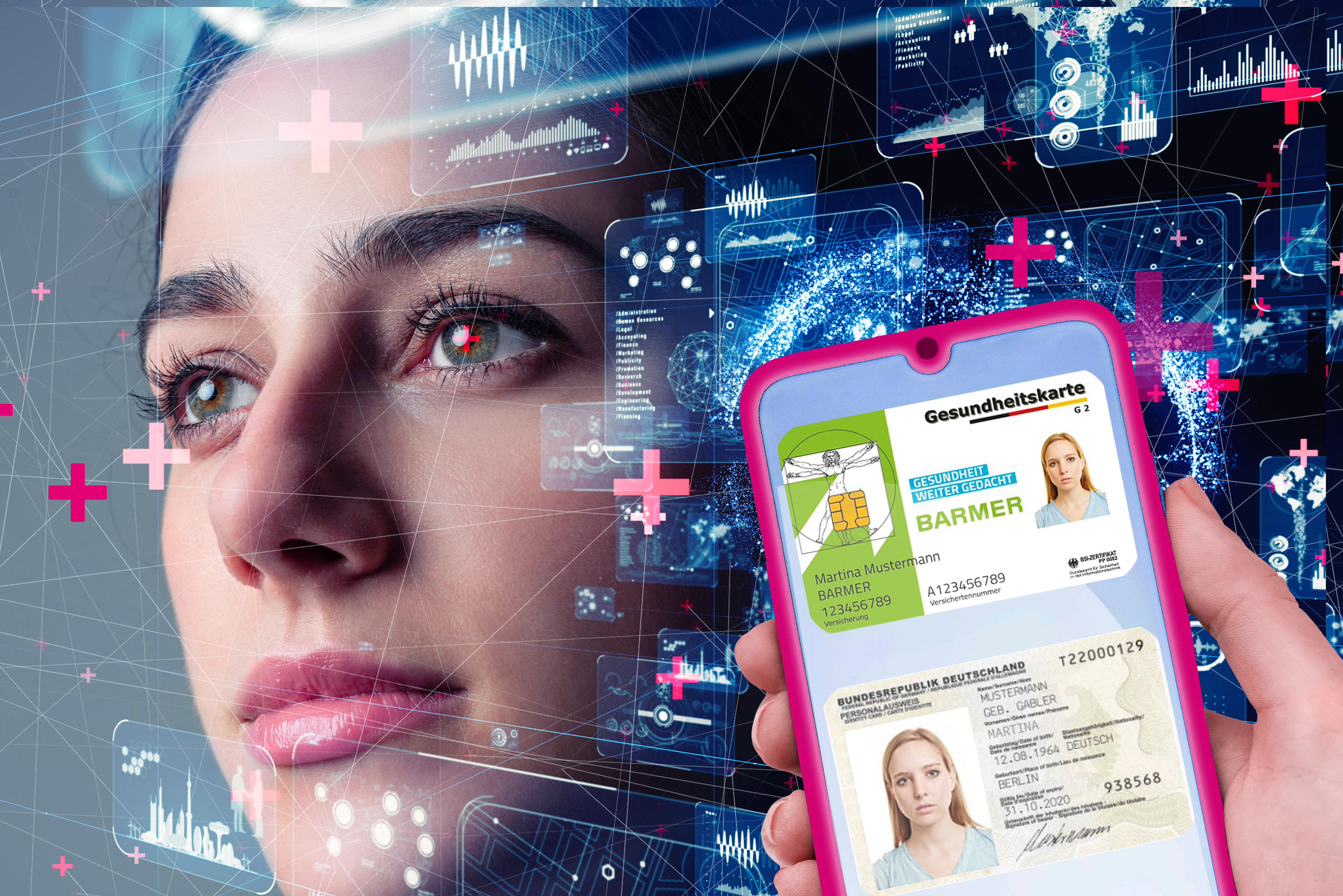 Health insurance and ID card on your smartphone – T-Systems