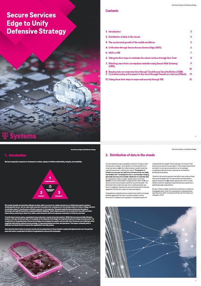 Security Service Edge (SSE) Strategy – T-Systems