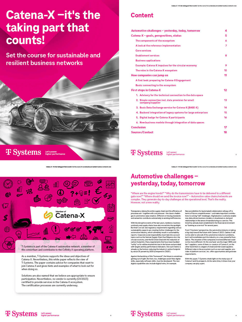 Whitepaper Catena-X Status 2023 – T-Systems