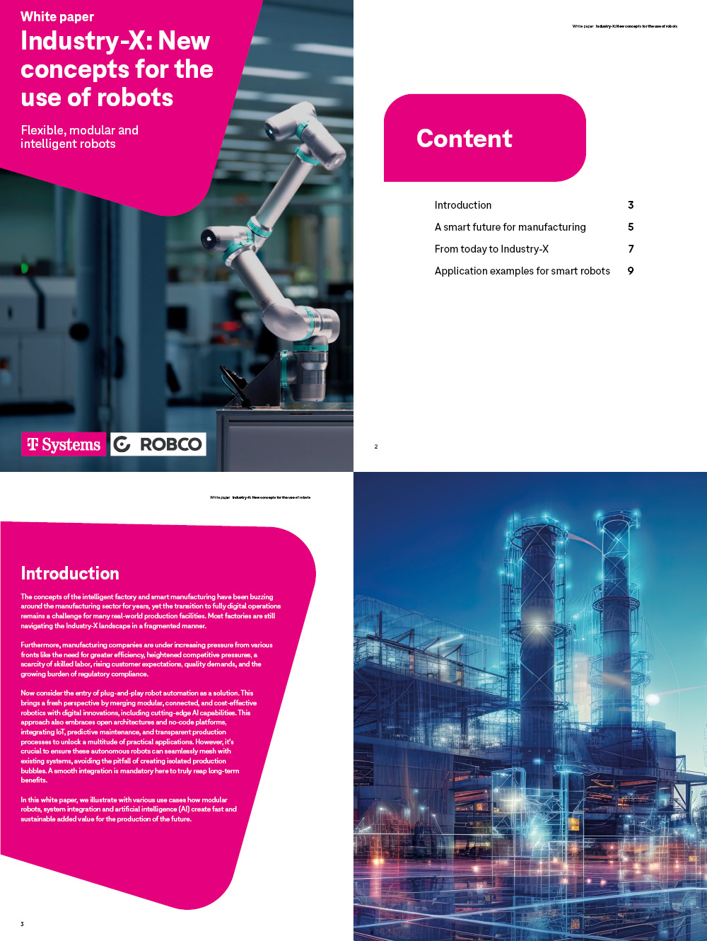 New production concepts with smart robots – T-Systems