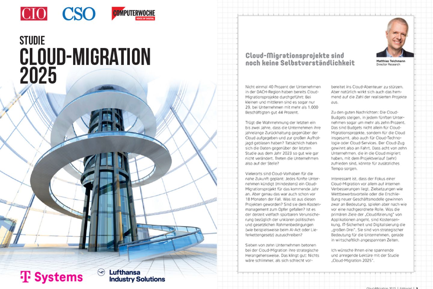 Computerwoche-Studie: Cloud-Migration 2025 – T-Systems