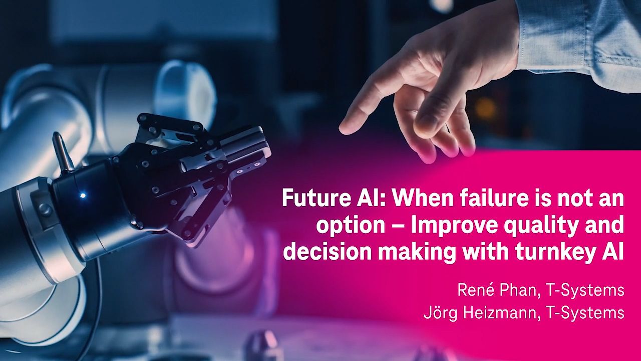 Data and AI-based optimization for manufacturing – T-Systems