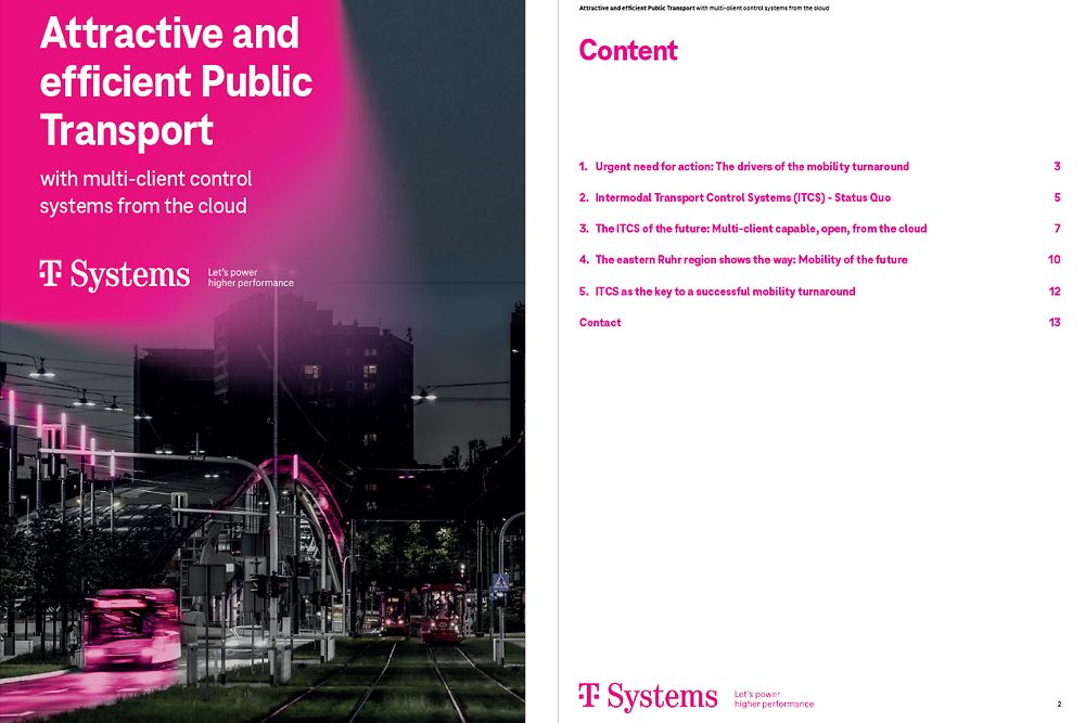ITCS- oplossingen voor openbaar vervoerssystemen – T-Systems